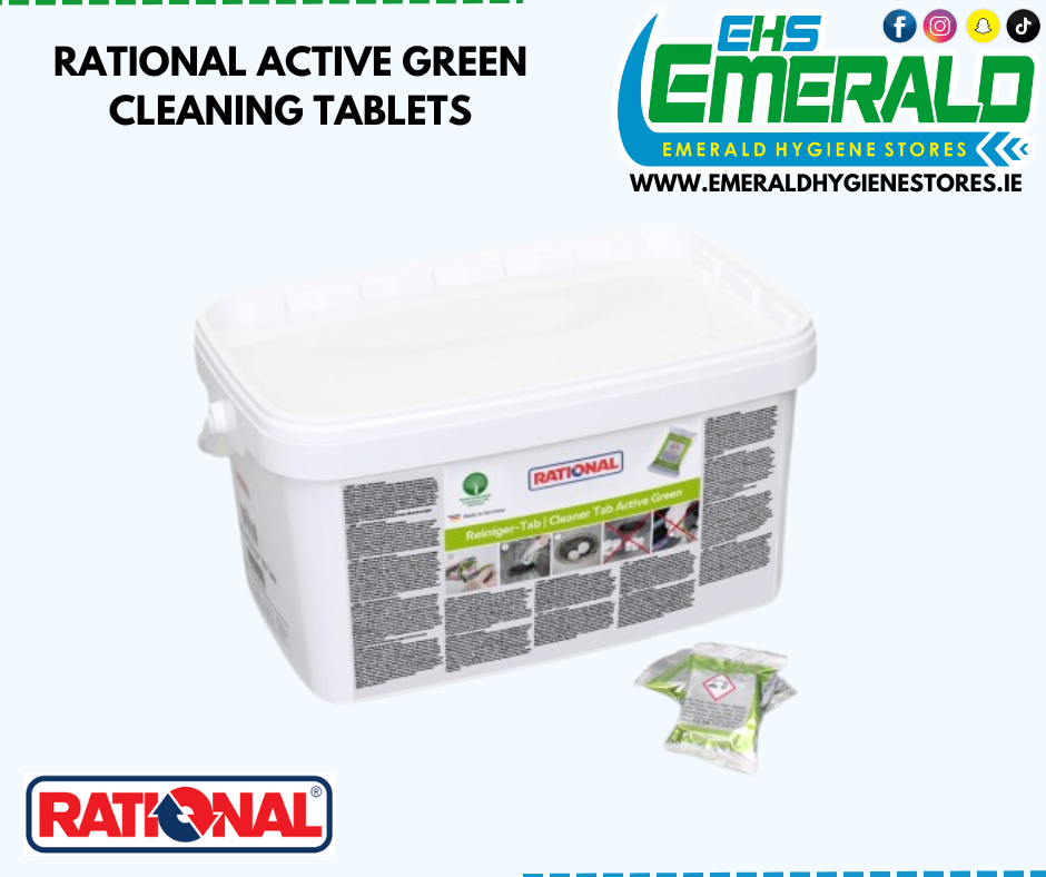 Rational Active Green Cleaner Tablets, Box of 150 – Emerald Hygiene Stores