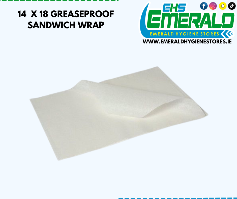 14 x 18" Greaseproof Sheets – Emerald Hygiene Stores
